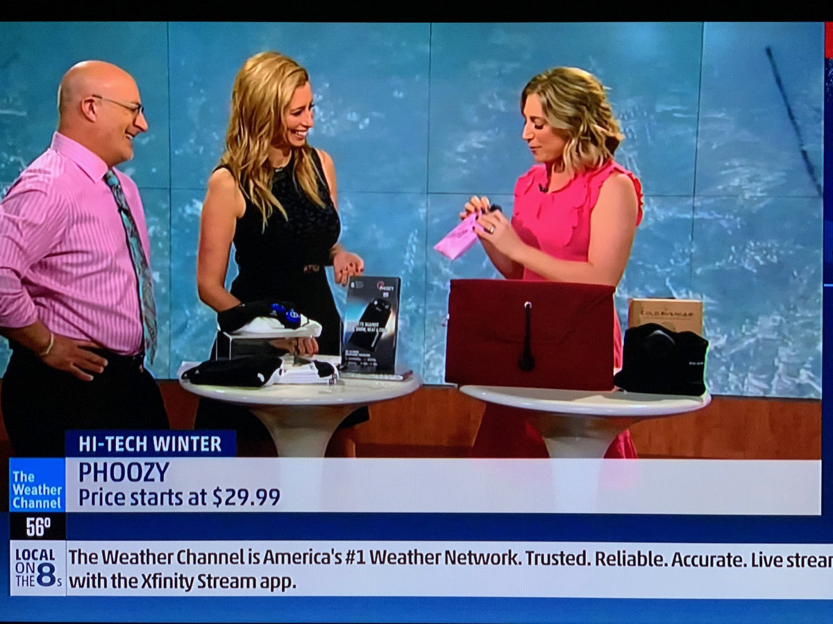 The Weather Channel names PHOOZY "Best Hi-Tech Winter Gear"